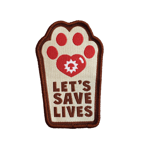 Let's Save Lives Iron-on Patch – HOLY CAP